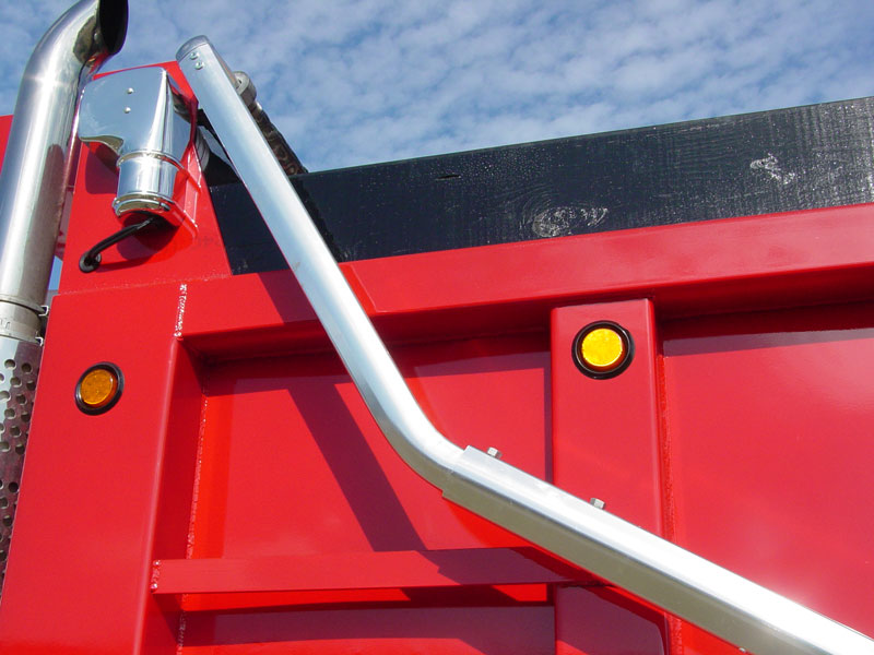 Bullet Arm Tarp System for Dump Bodies from Donovan Tarps - Shur-Co