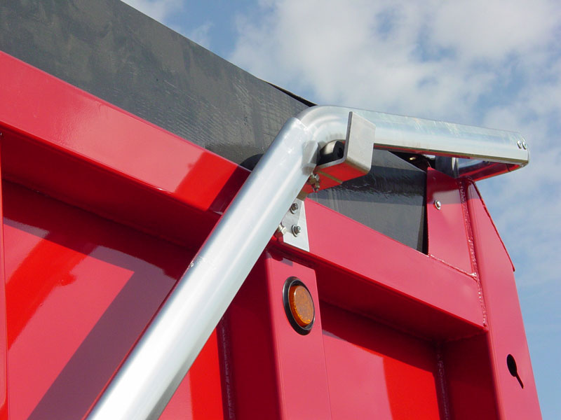 Bullet Arm Tarp System for Dump Bodies from Donovan Tarps - Shur-Co