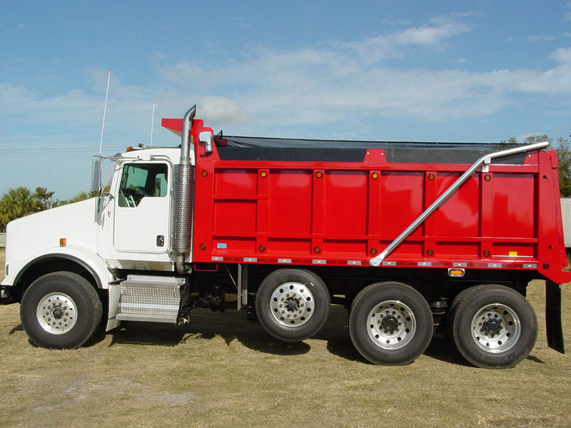 Bullet Arm Tarp System for Dump Bodies from Donovan Tarps - Shur-Co