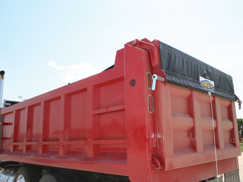 DuraPull Pull Tarp System for Dump Bodies from Donovan Tarps - Shur-Co