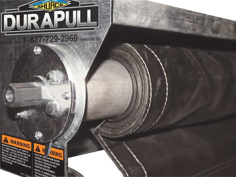 DuraPull Pull Tarp System for Dump Bodies from Donovan Tarps - Shur-Co